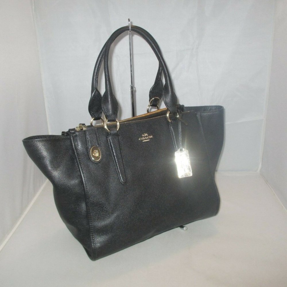 Coach 33995 Crosby Crossgrain Leather Carryall - Gem
